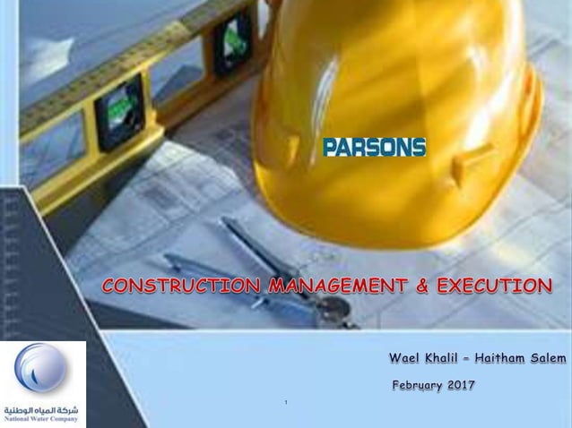 Construction Management and Execution | PPT
