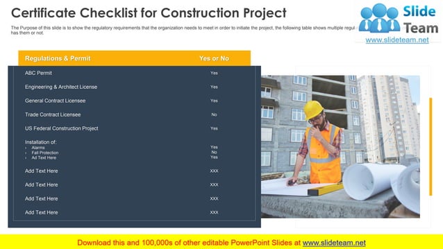 Construction Management PowerPoint Presentation Slides | PDF