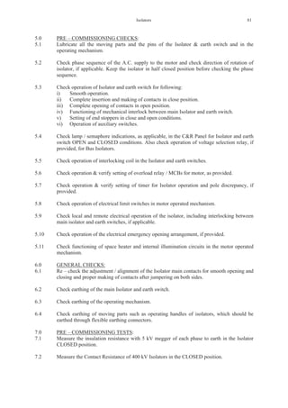 Construction manual for sub stations | PDF