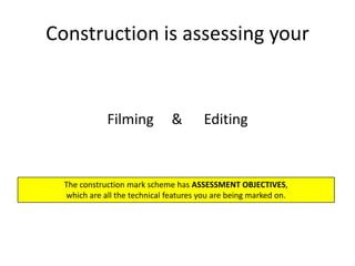 Construction mark scheme | PPT