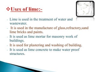 Construction material in civil engineering | PPTX