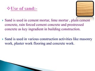 Construction material in civil engineering | PPTX