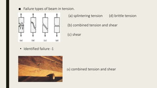 Timber beam failure | PPTX