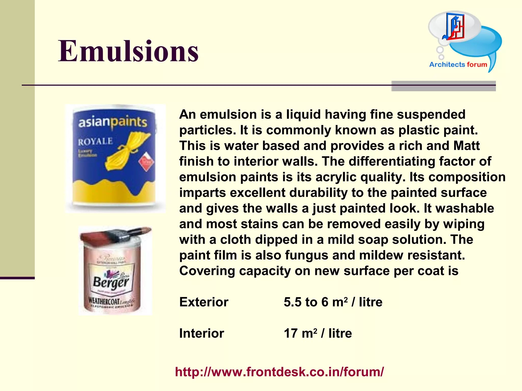 Construction material paint | PPT