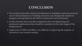 Construction material smart material | PPT