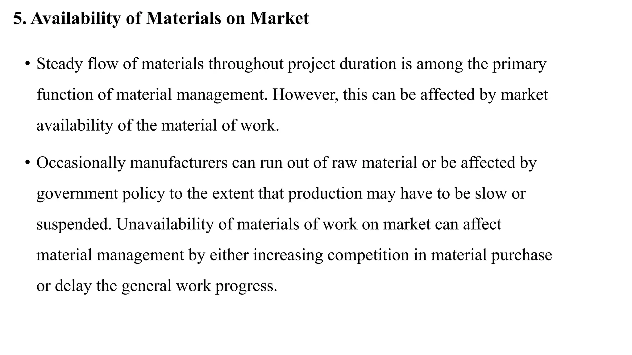 Construction Material Management | PPTX