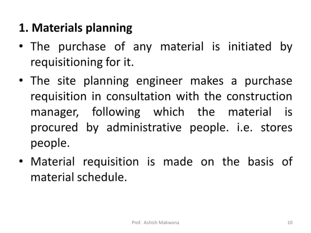Construction material management_Construction Management (2180611 ...