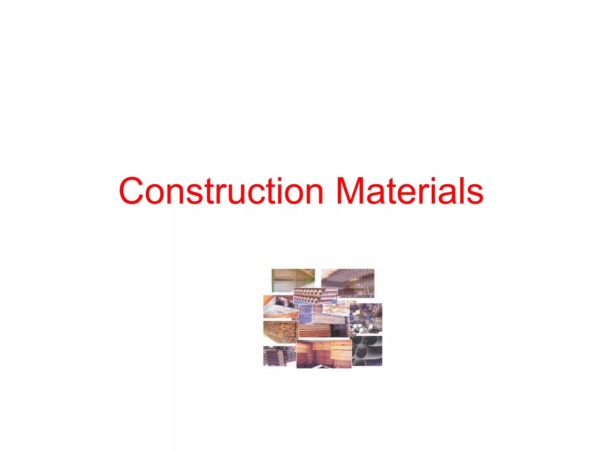 Construction materials | PPT