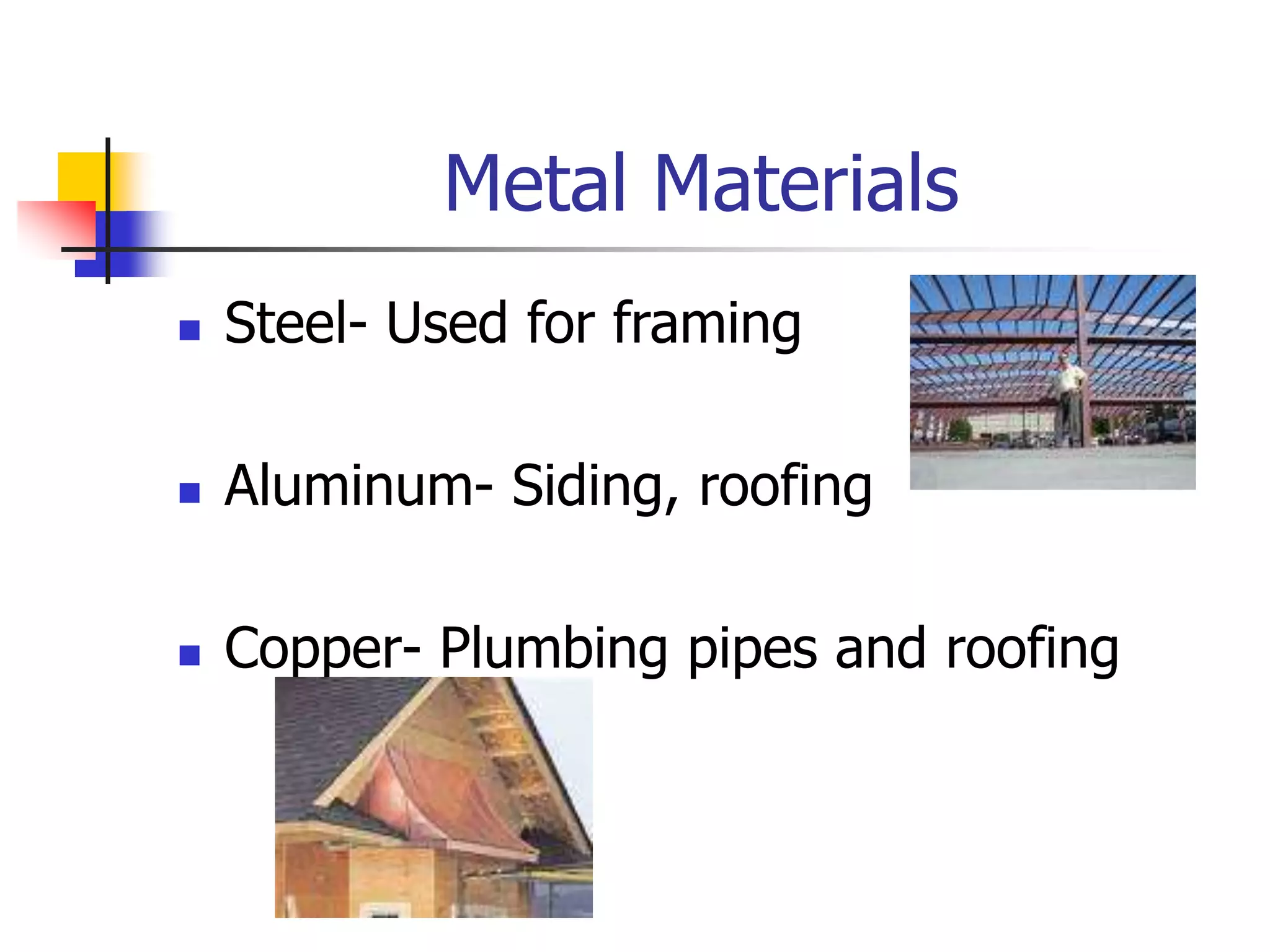 Construction Materials.ppt | Woodworking | Arts and Crafts