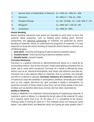 CONSTRUCTION MATERIALS for students learning construction | PDF