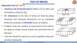 Construction Materials with classifications and testing methods | PDF