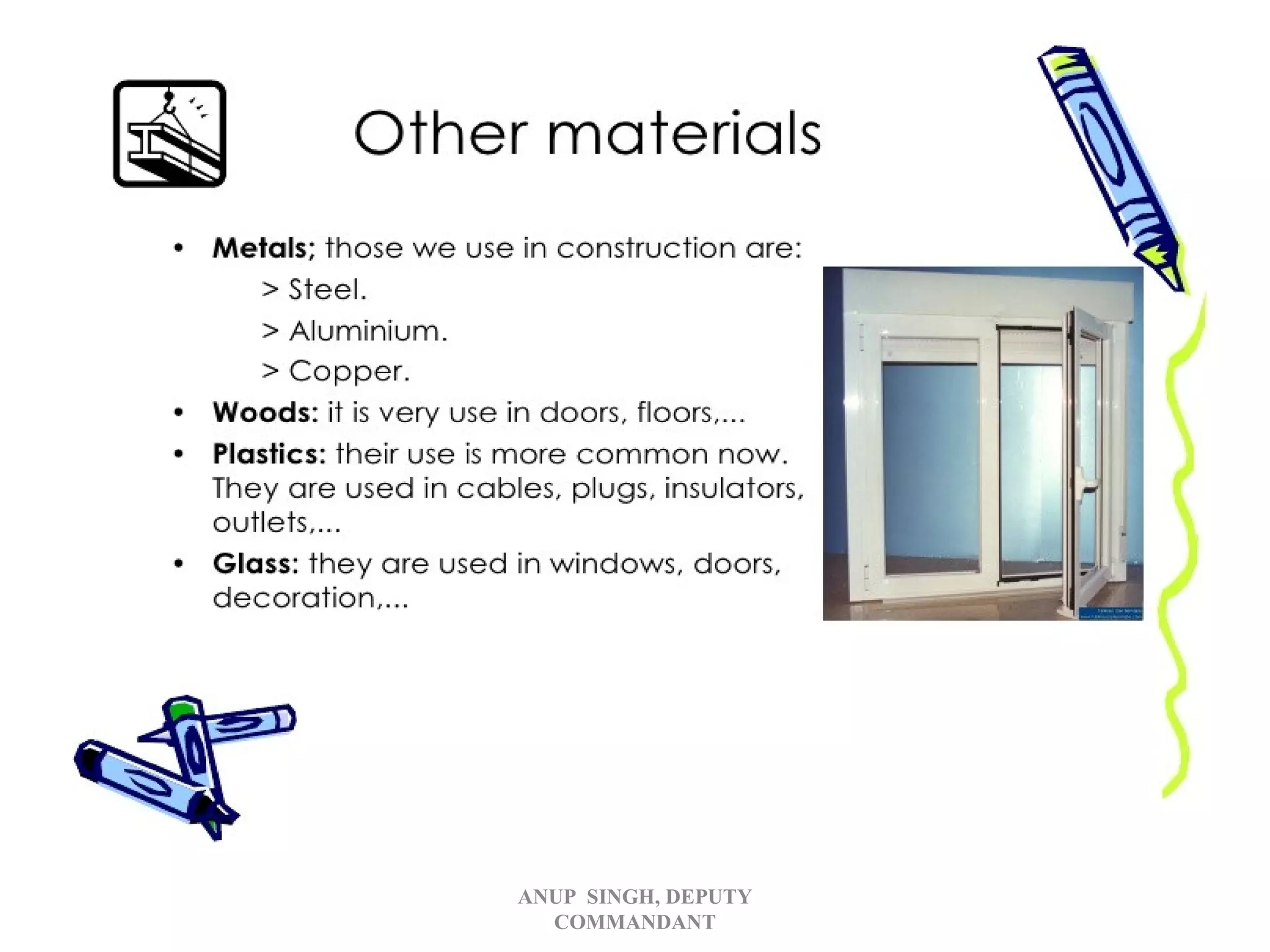 Construction materials and damage types | PPT