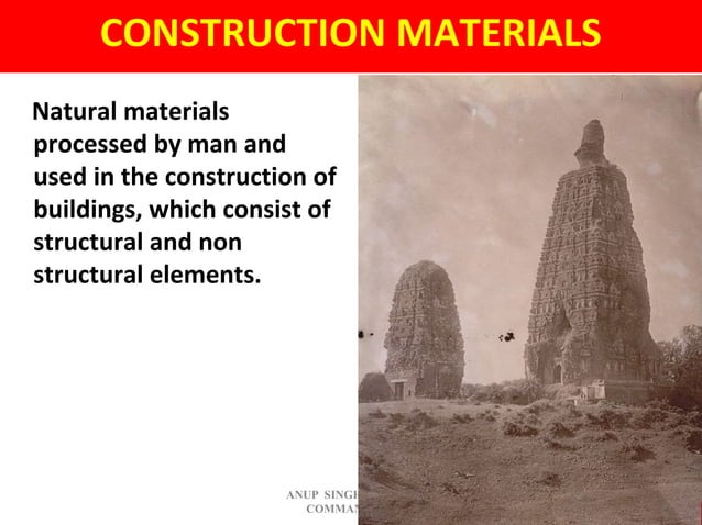 Construction materials and damage types | PPT