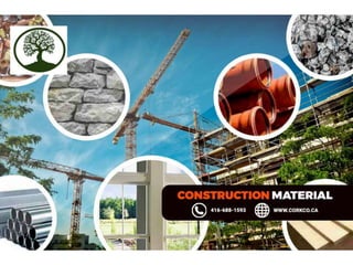 Construction Materials in Canada | PPT