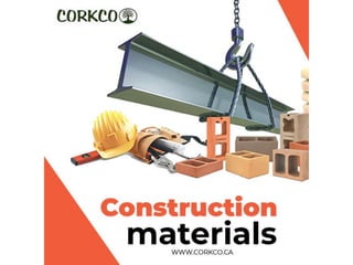 Construction Materials in Canada | PPTX