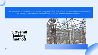 Construction method of steel structure space frame .pptx