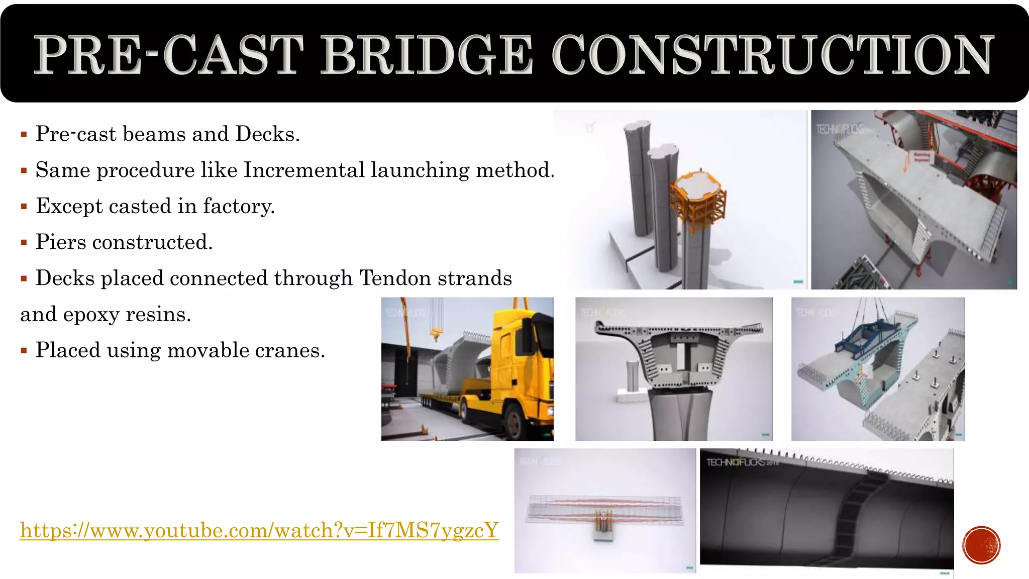 Construction methods of Bridges and its types | PPTX
