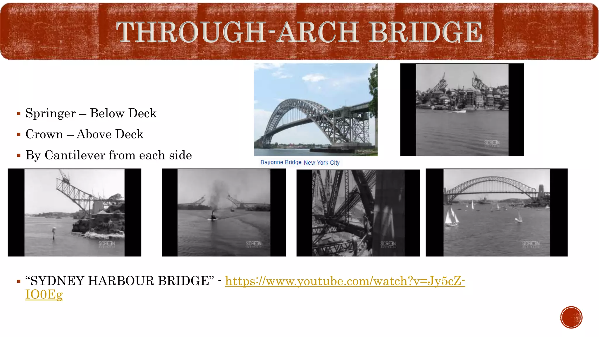 Construction methods of Bridges and its types | PPTX