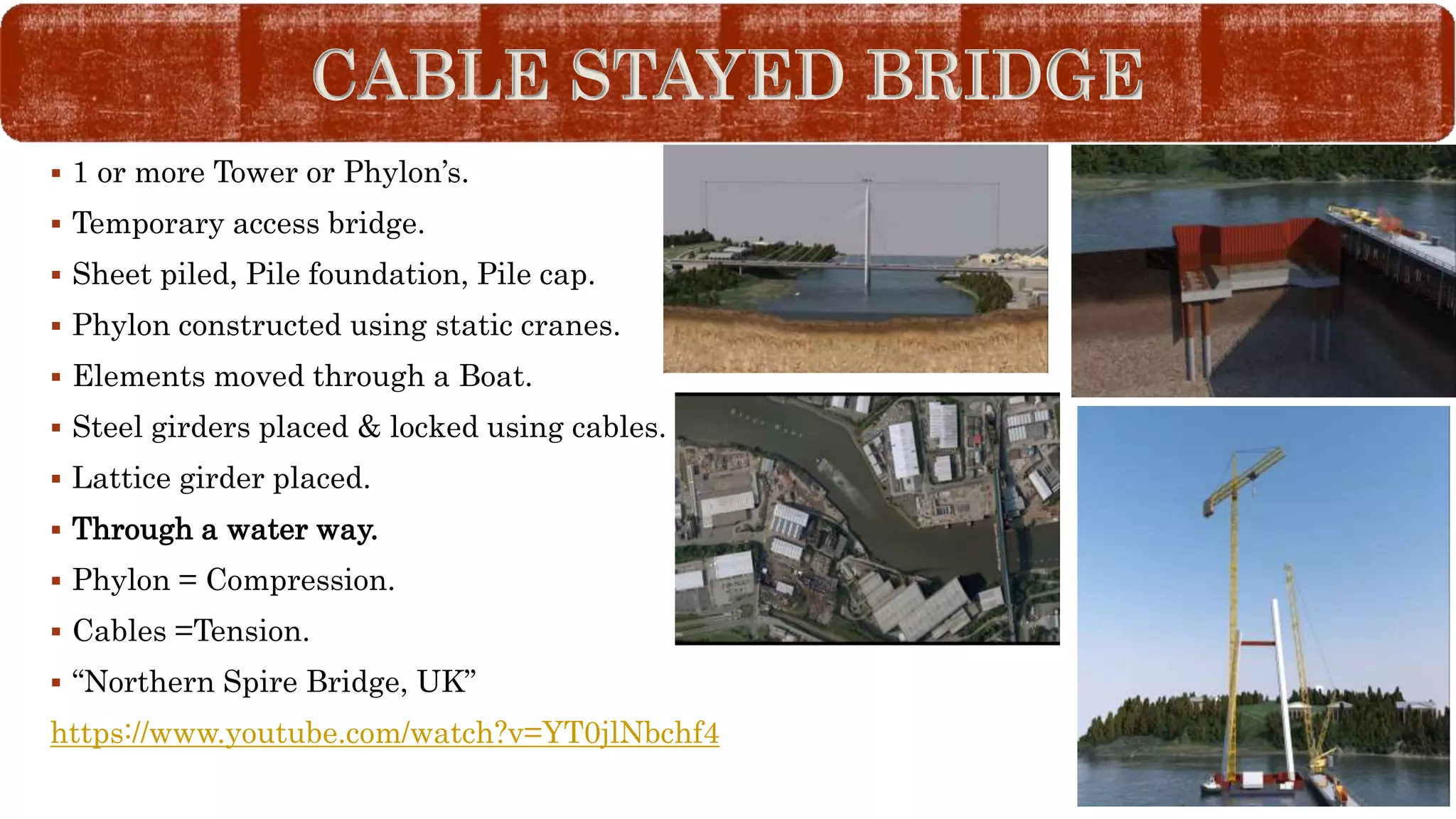 Construction methods of Bridges and its types | PPTX