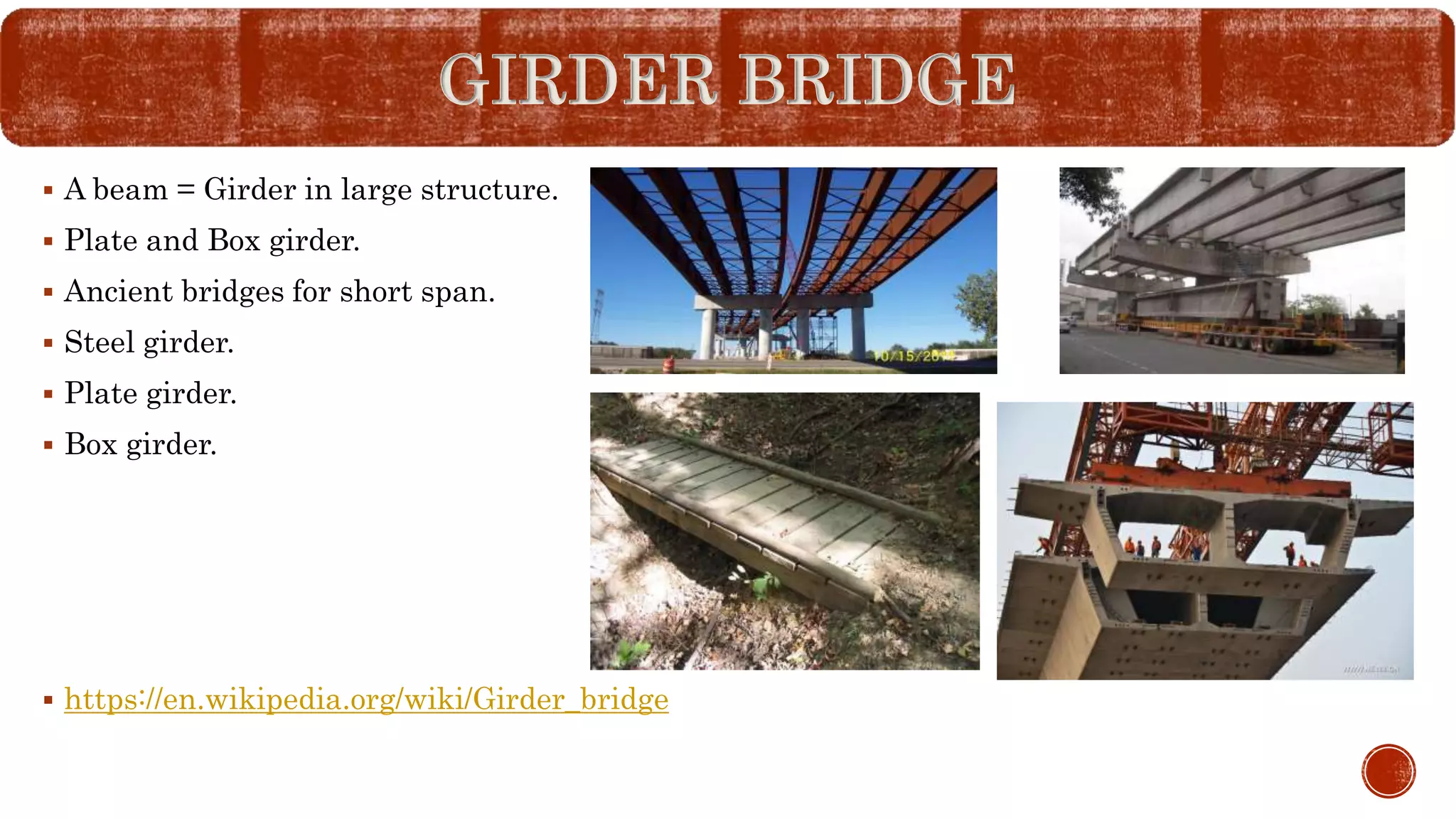 Construction methods of Bridges and its types | PPTX