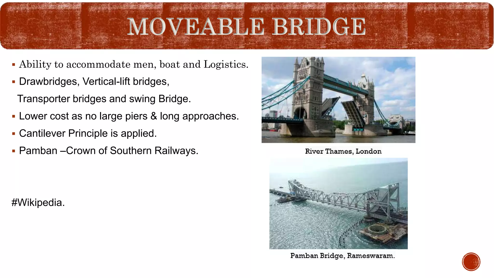 Construction methods of Bridges and its types | PPTX