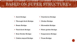 Construction methods of Bridges and its types | PPTX