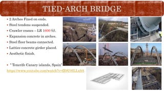 Construction methods of Bridges and its types | PPTX