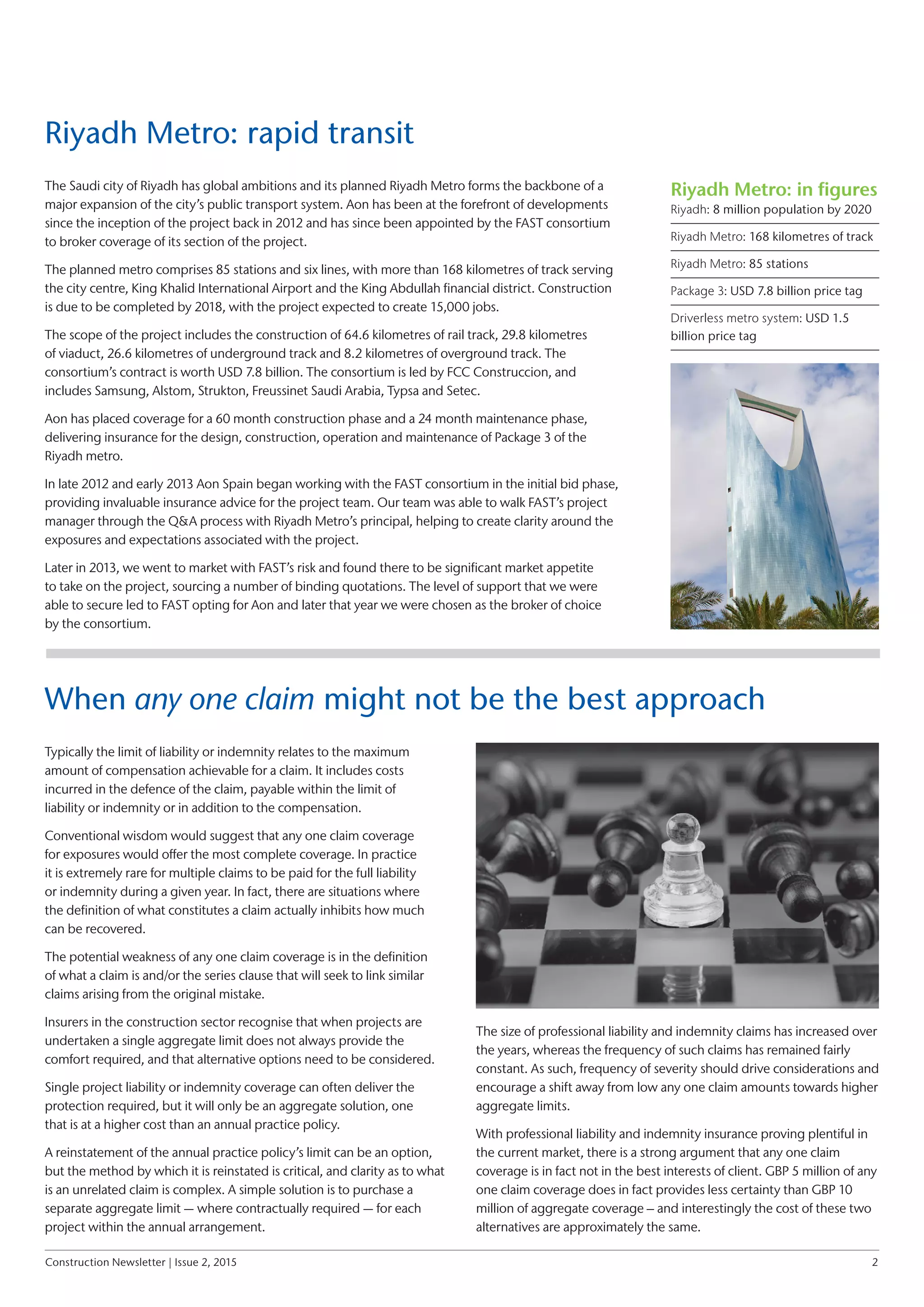 Aon Construction newsletter v3 | PDF