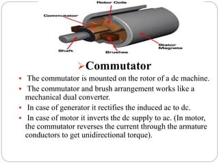 Construction oc dc machine | PPTX