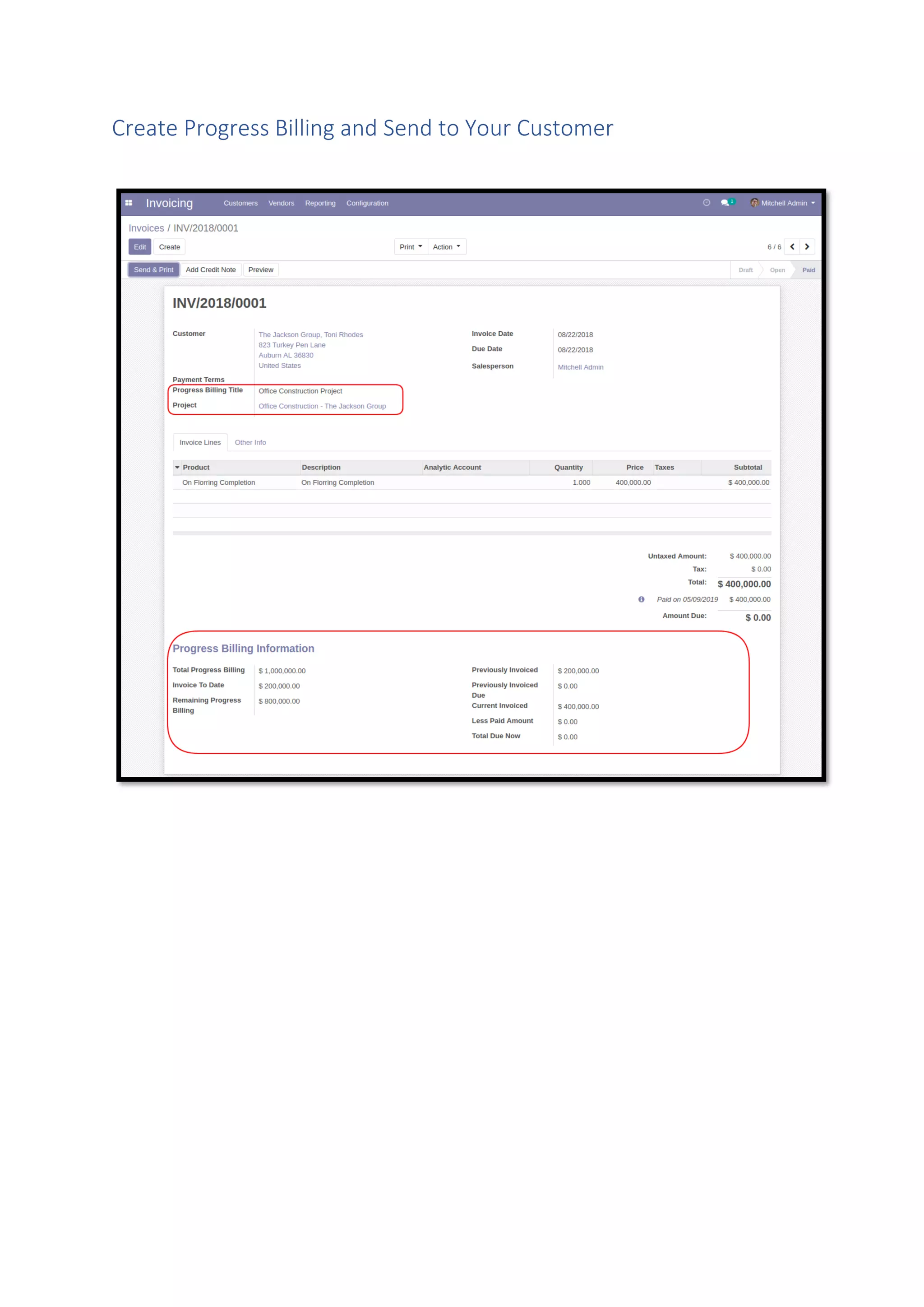 Construction odoo | PDF