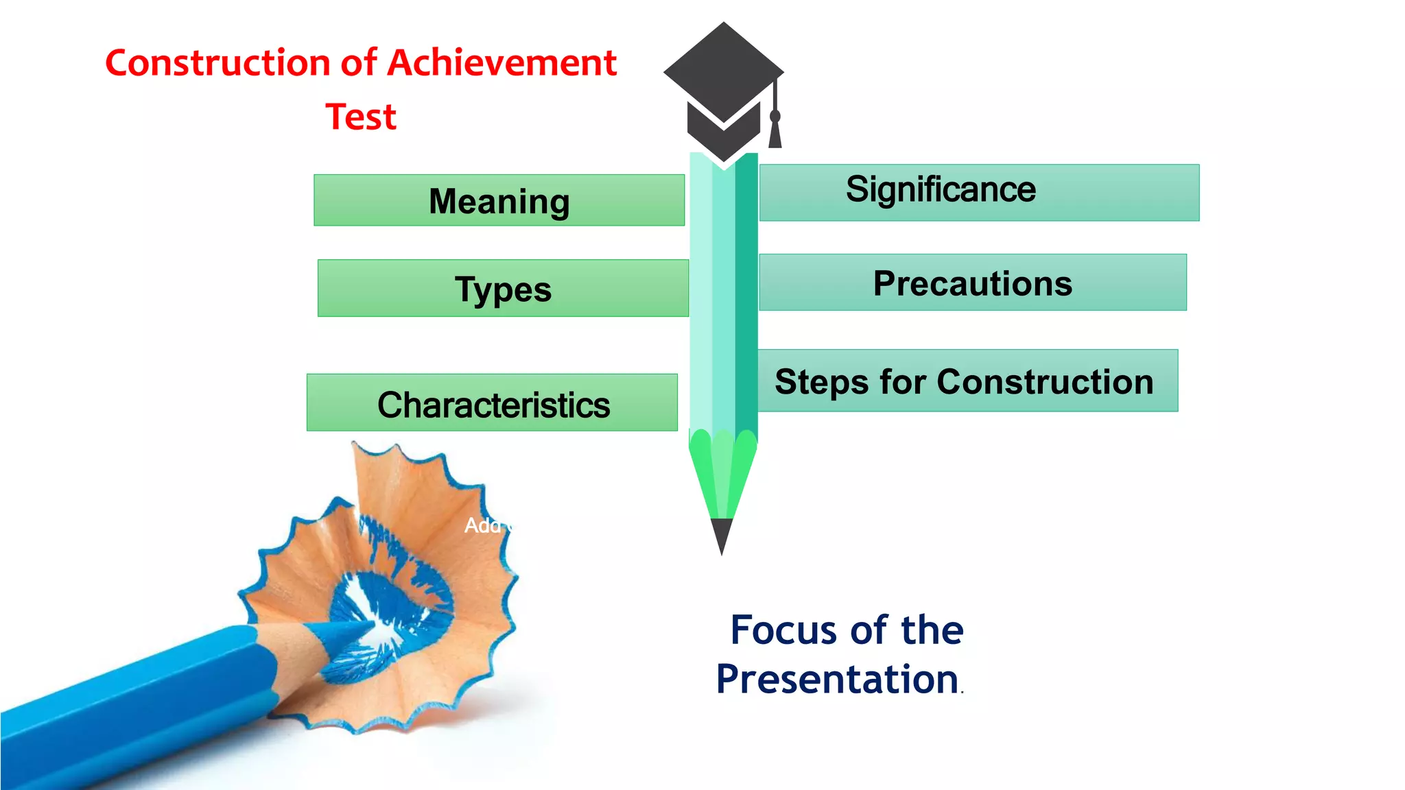 Construction of Achievement Test | PPTX