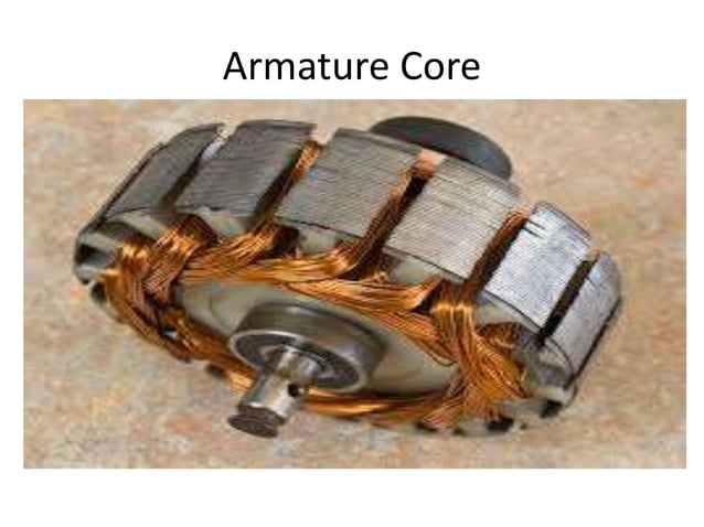 Construction of a dc machine | PPTX | Science