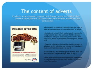 Construction of adverts | PPTX