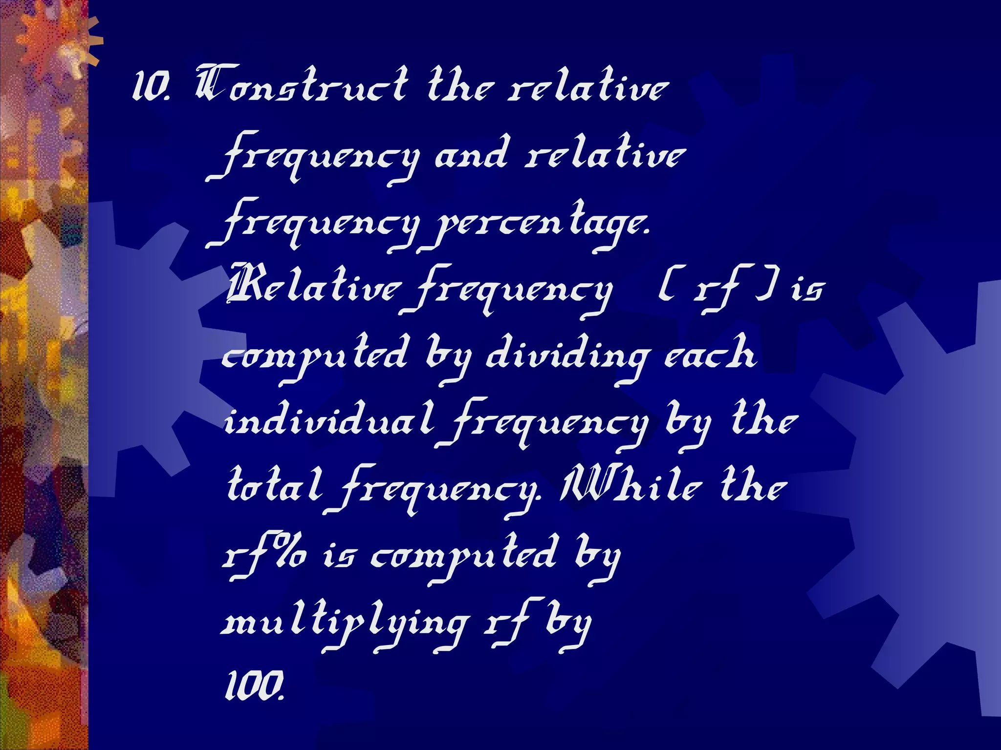 Construction of a frequency table | PPT