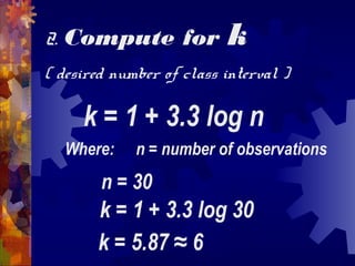 Construction of a frequency table | PPT