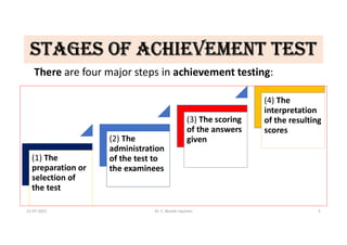 Construction of an achievement test | PDF