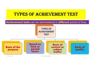 Construction of an achievement test | PDF