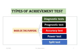 Construction of an achievement test | PDF