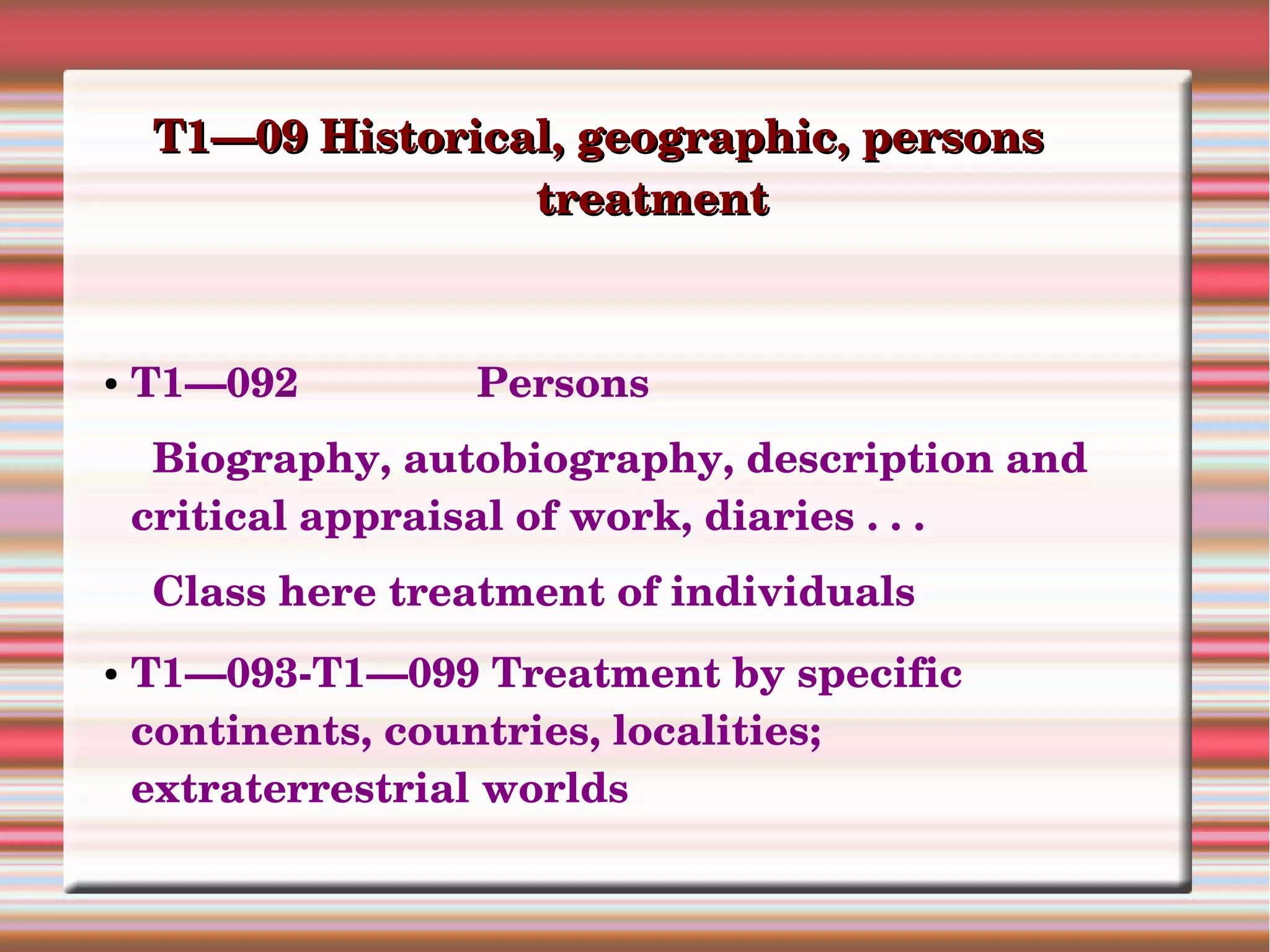 DDC Number Building for shelf arrangement | ODP