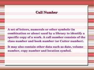 DDC Number Building for shelf arrangement | ODP