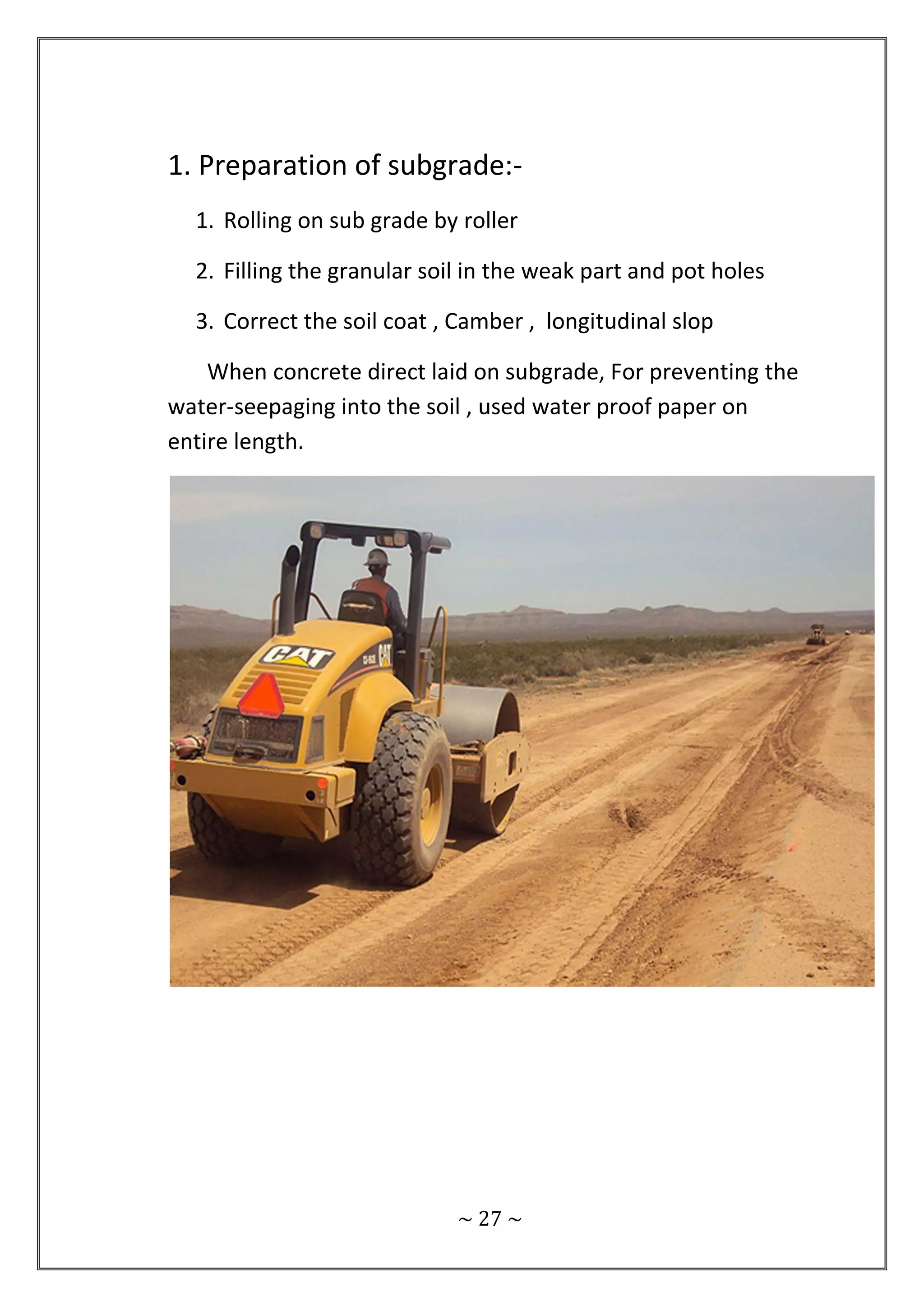 Construction of cc_road | PDF