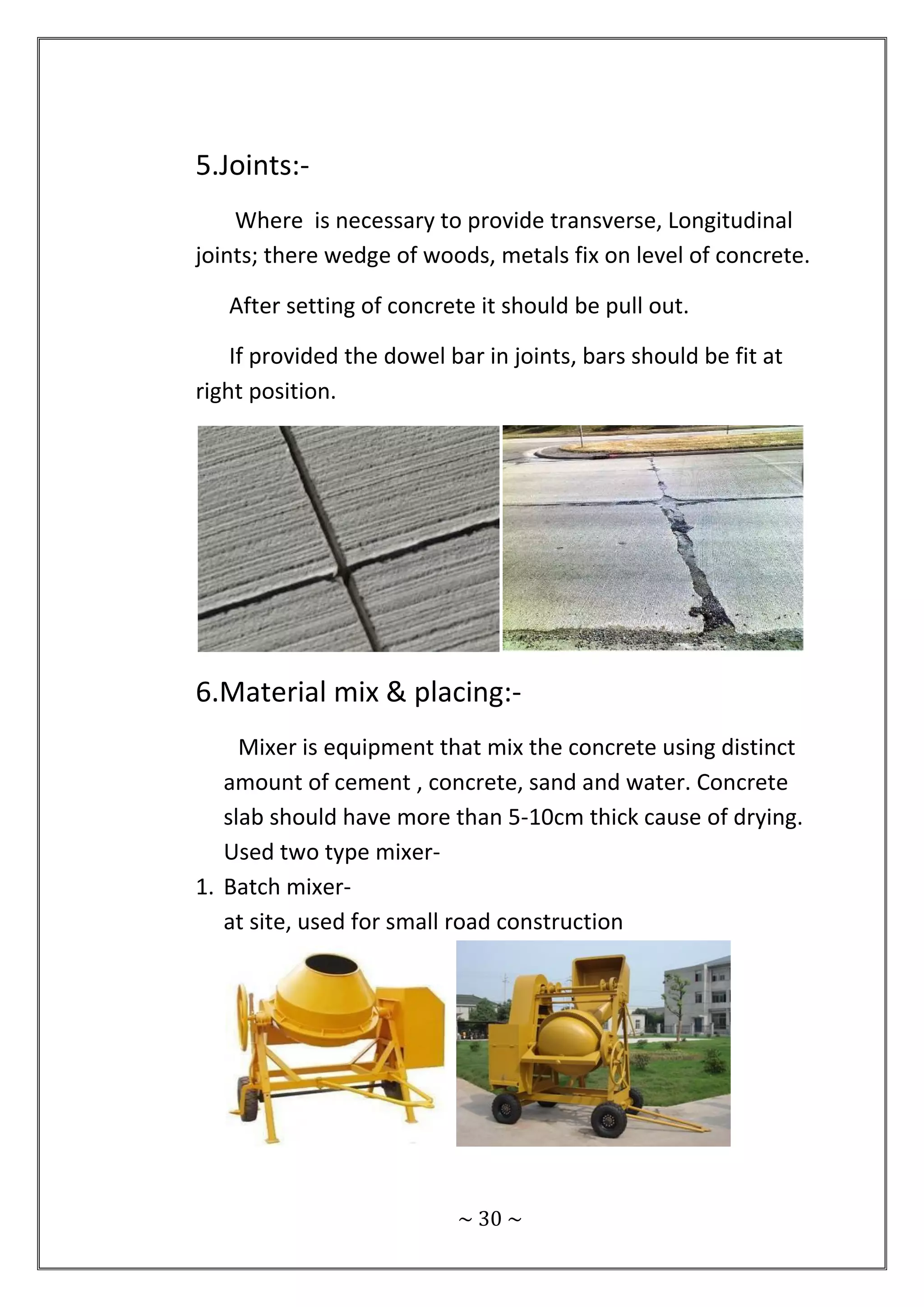 Construction of cc_road | PDF