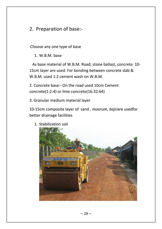 Construction of cc_road | PDF