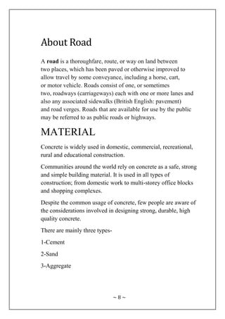 Construction of cc_road | PDF