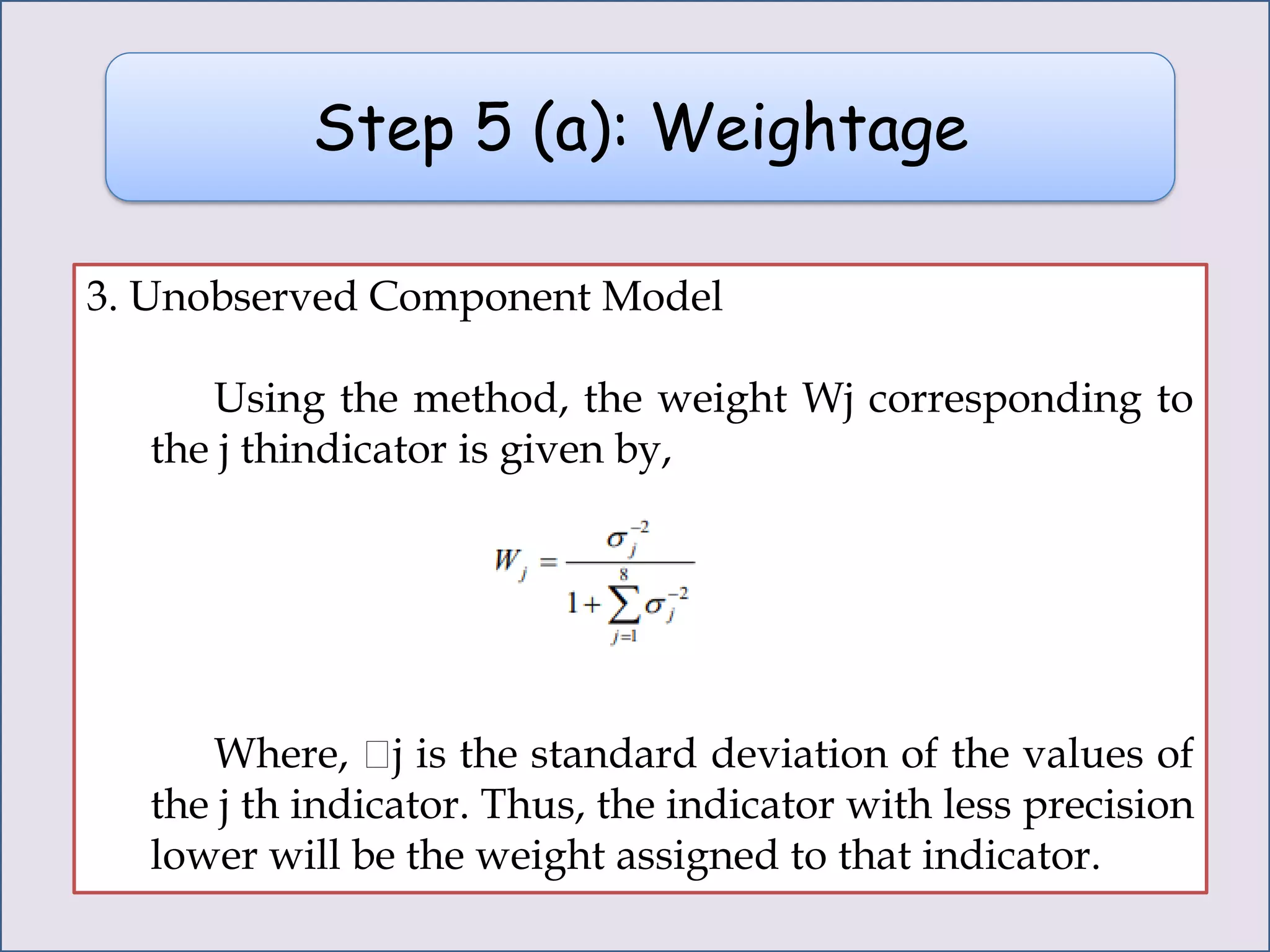 Construction of composite index: process & methods | PDF