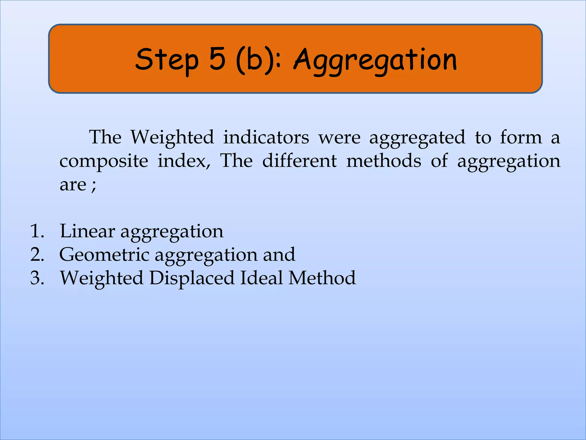 Construction of composite index: process & methods | PDF