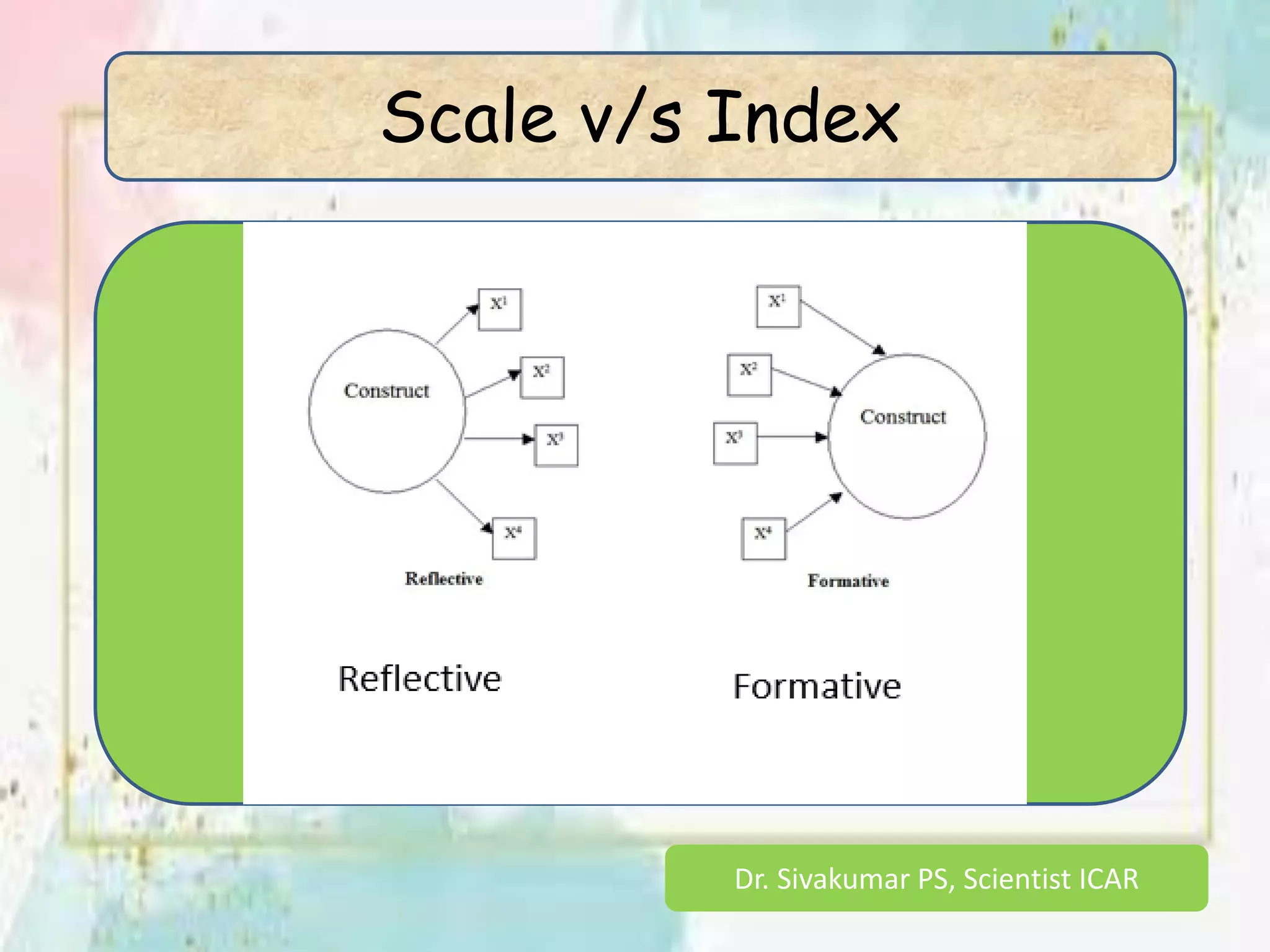 Construction of composite index: process & methods | PDF