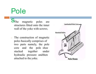 construction and parts of DC generator | PPTX