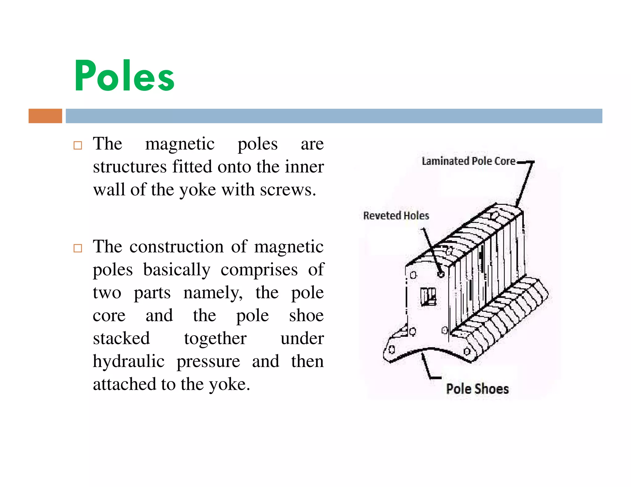 Construction of dc machines | PDF