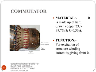 Construction of dc motor induction training programme-phase-i | PPTX ...